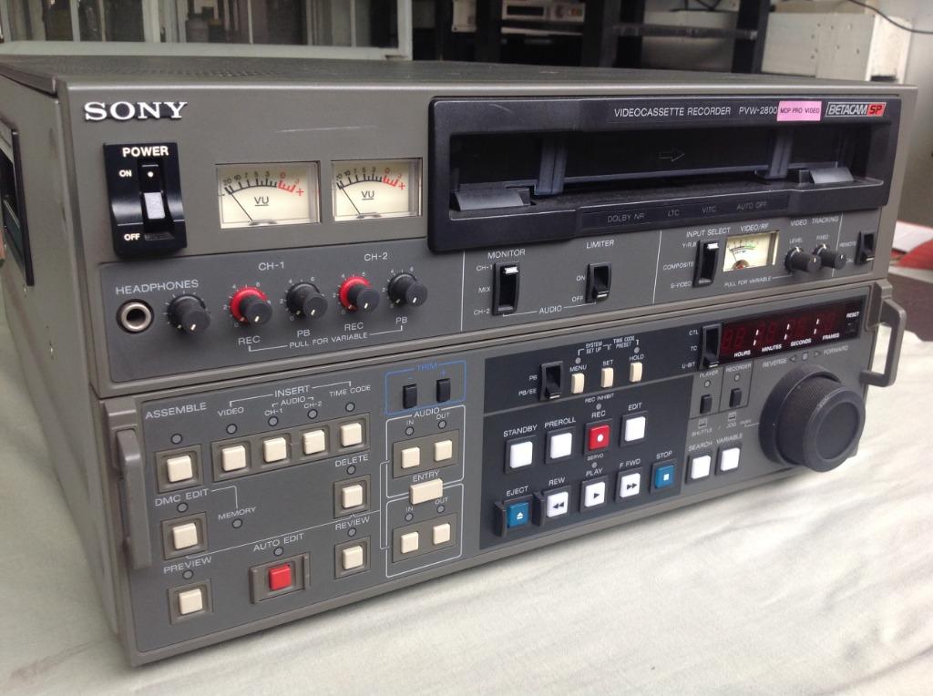 Sony Betacam Player PAL System Broadcast Unit, Hobbies & Toys, Music ...