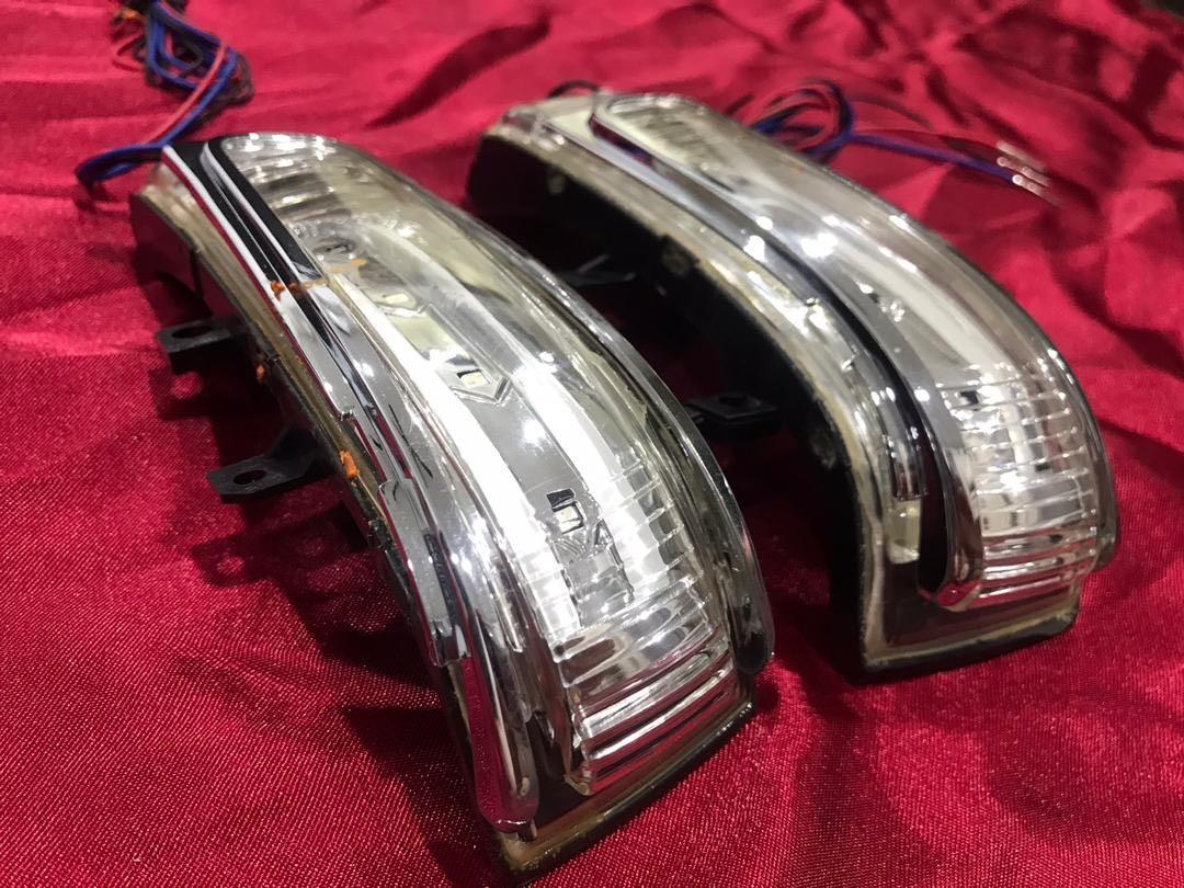 Toyota estima alpharf vellfire fortuner hilux rav4 side mirror led ...