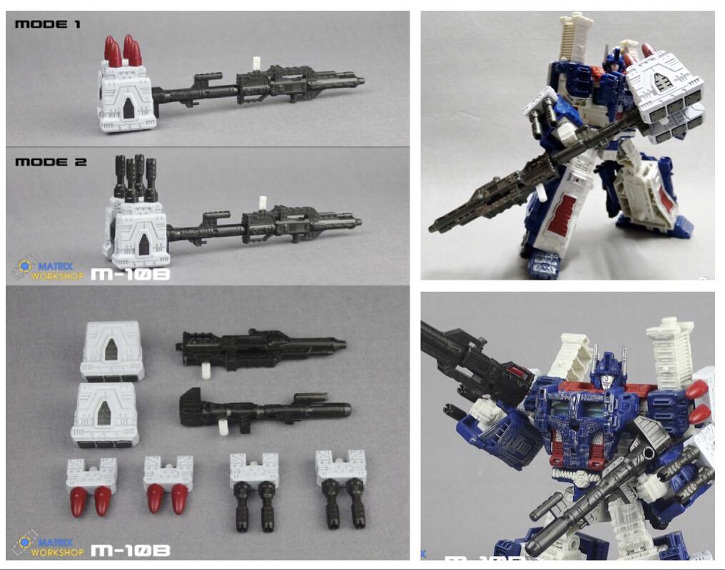 Transformers Matrix Workshop - M-10B M10B Upgrade kit / Sword Weapon ...