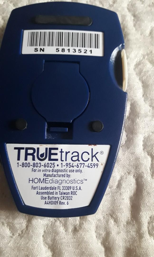 TRUEtrack Glucose meter device W/ FREE bag!, Health & Nutrition ...