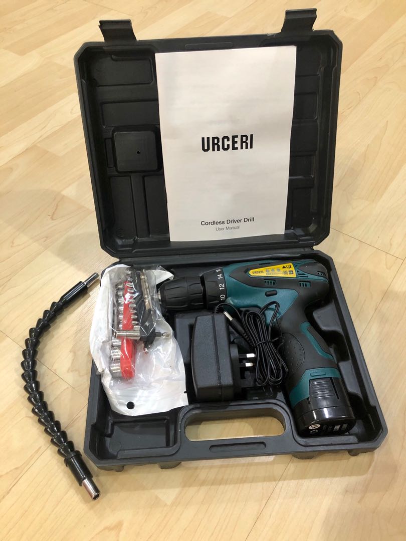 URCERI 14.4 V Cordless Drill Driver, Everything Else on Carousell