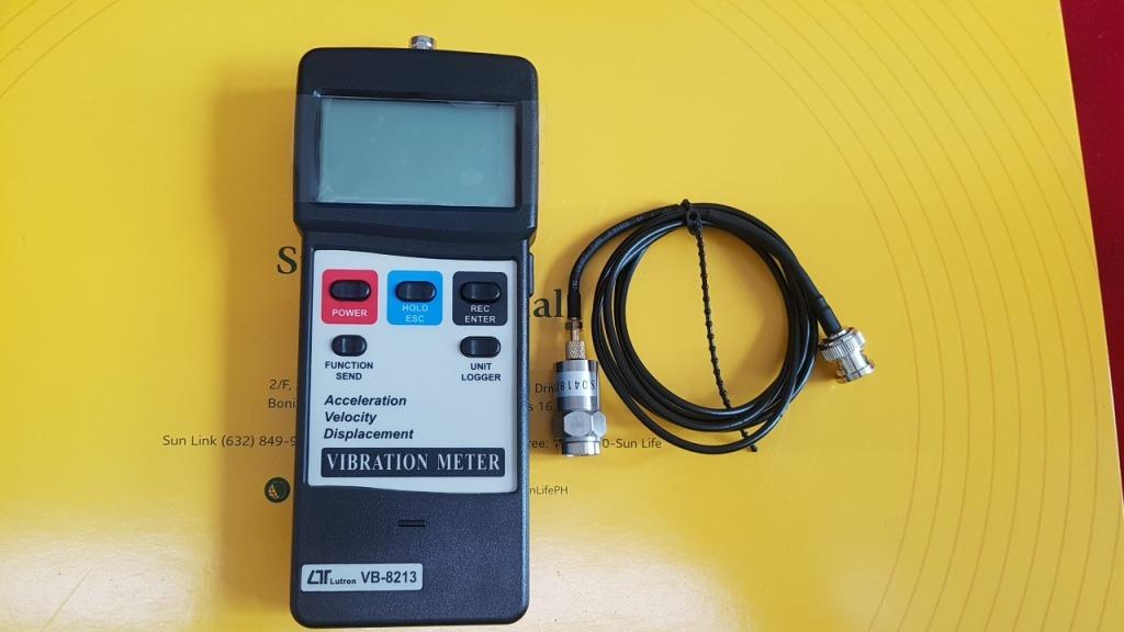 Vibrometer, Vibration Meter, Vibration Analyzer, Lutron, VB-8213 ...