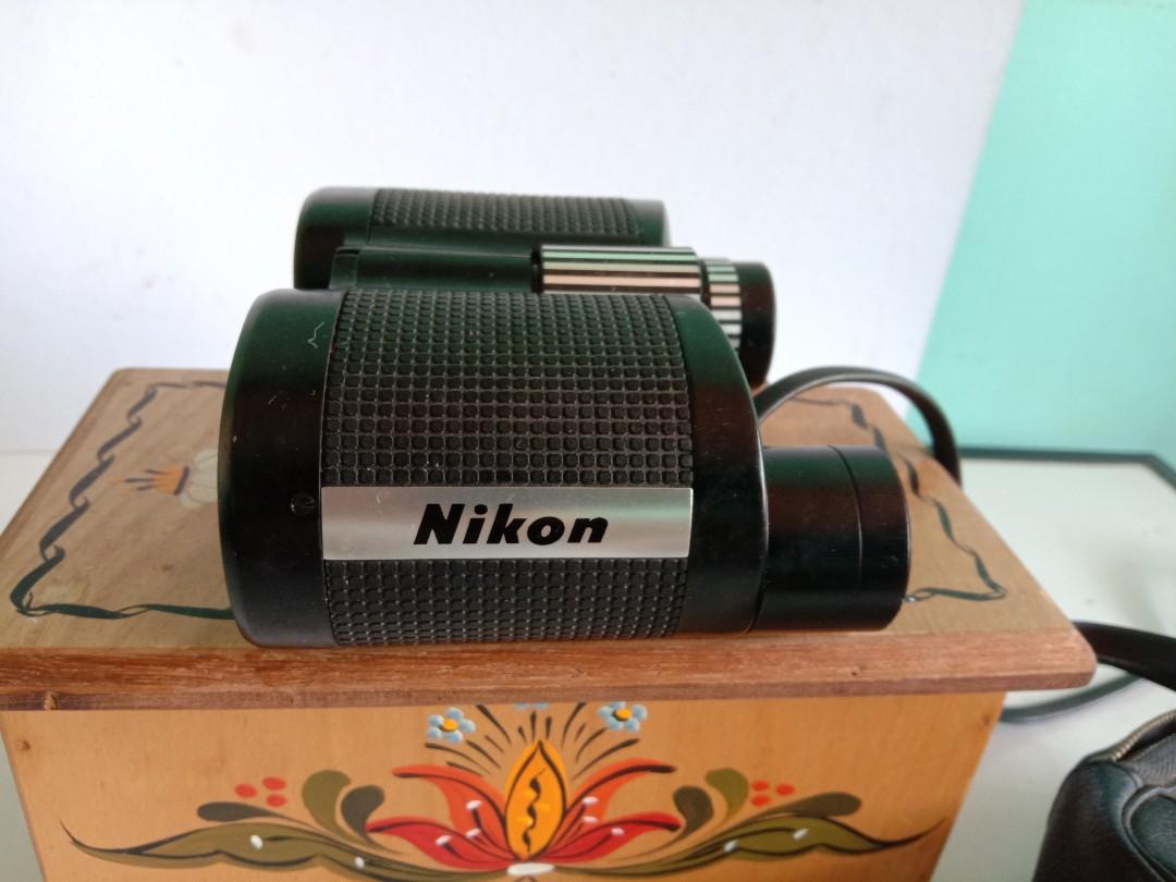 Vintage Nikon binocular 8 x 24 7 degrees model 711784 with original ...