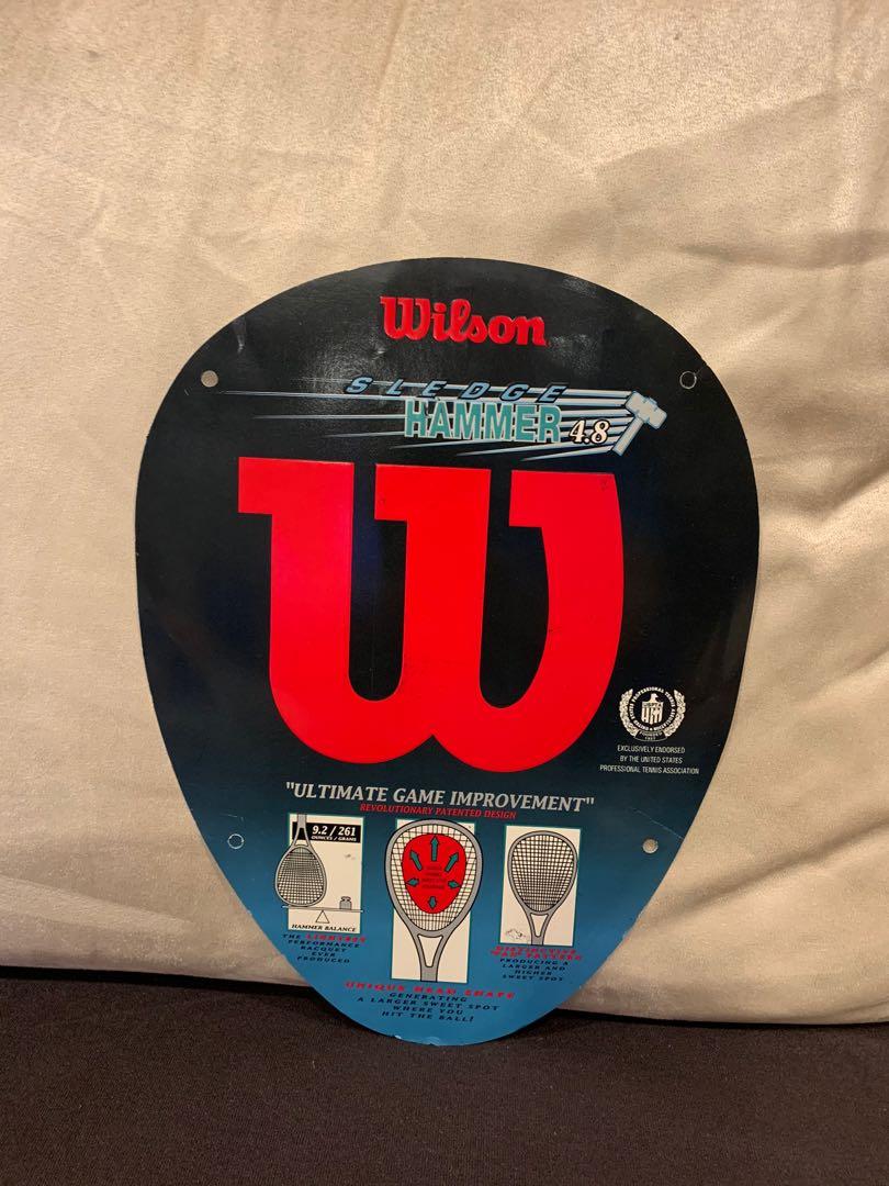 Wilson Sledge Hammer 4.8 Tennis Racquet With Case, Sports Equipment ...