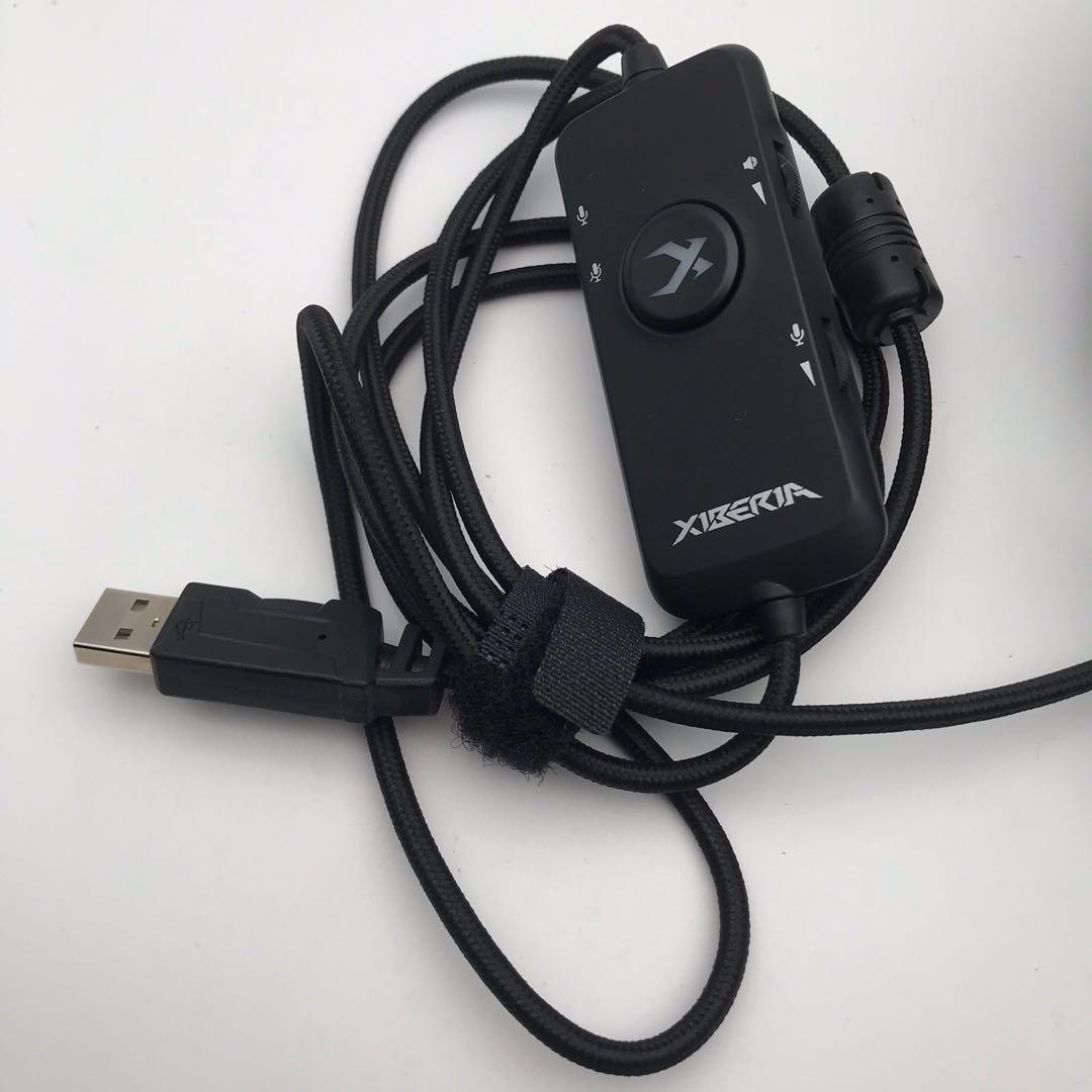 XIBERIA-V20 USB PS4 Headset for Host Connection, 7.1 Surround Sound PC ...