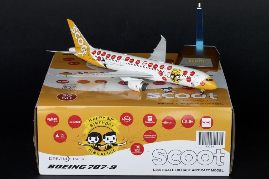 1:200 JC Wings Scoot Aeroplane Models Boeing 787 Airbus A320 ...