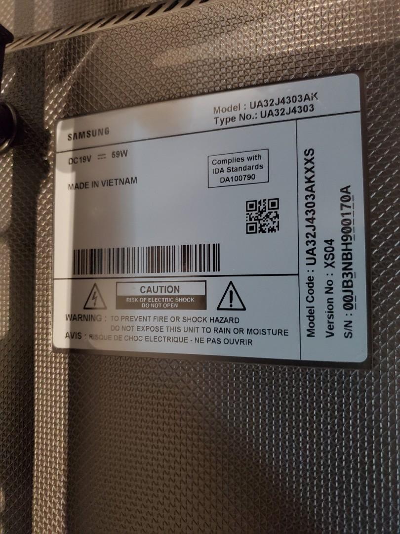 32Inch HD Smart TV UA32J4303AK, WiFi and USB capable, TV & Home ...