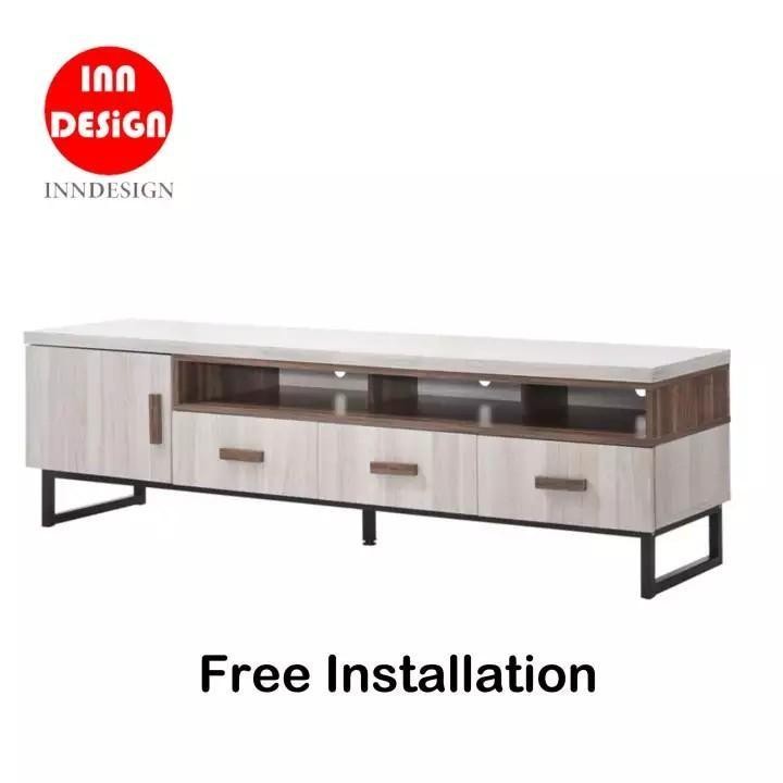 6ft tv console tv cabinet ready stock, Furniture, Shelves & Drawers on ...