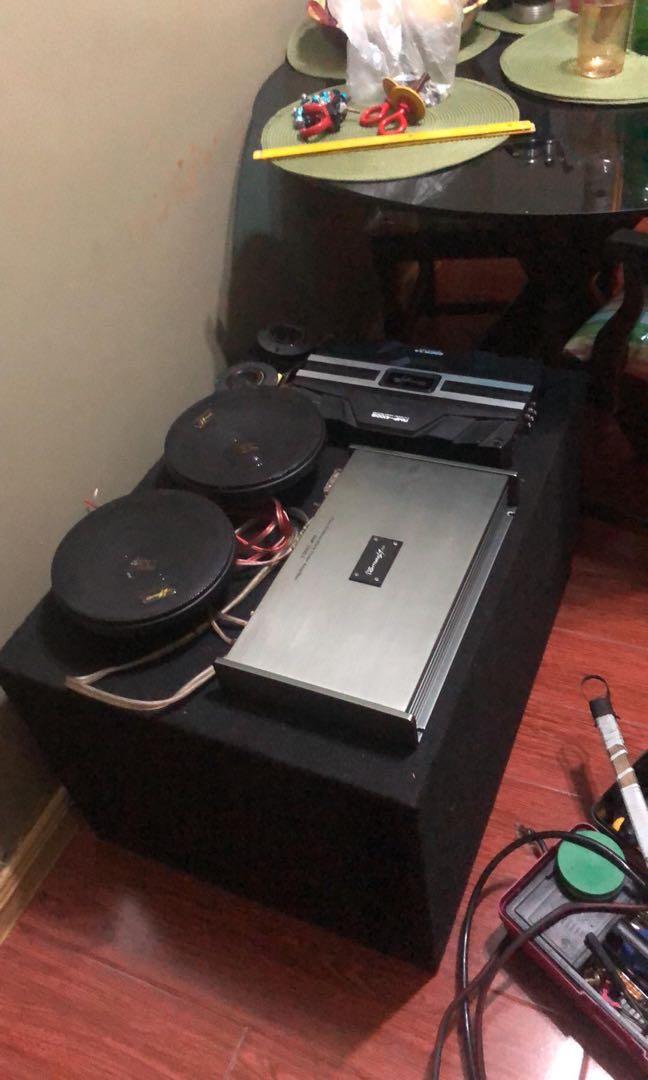 Lightning lab Amplifier Subwoofer and speaker, Car Parts & Accessories ...