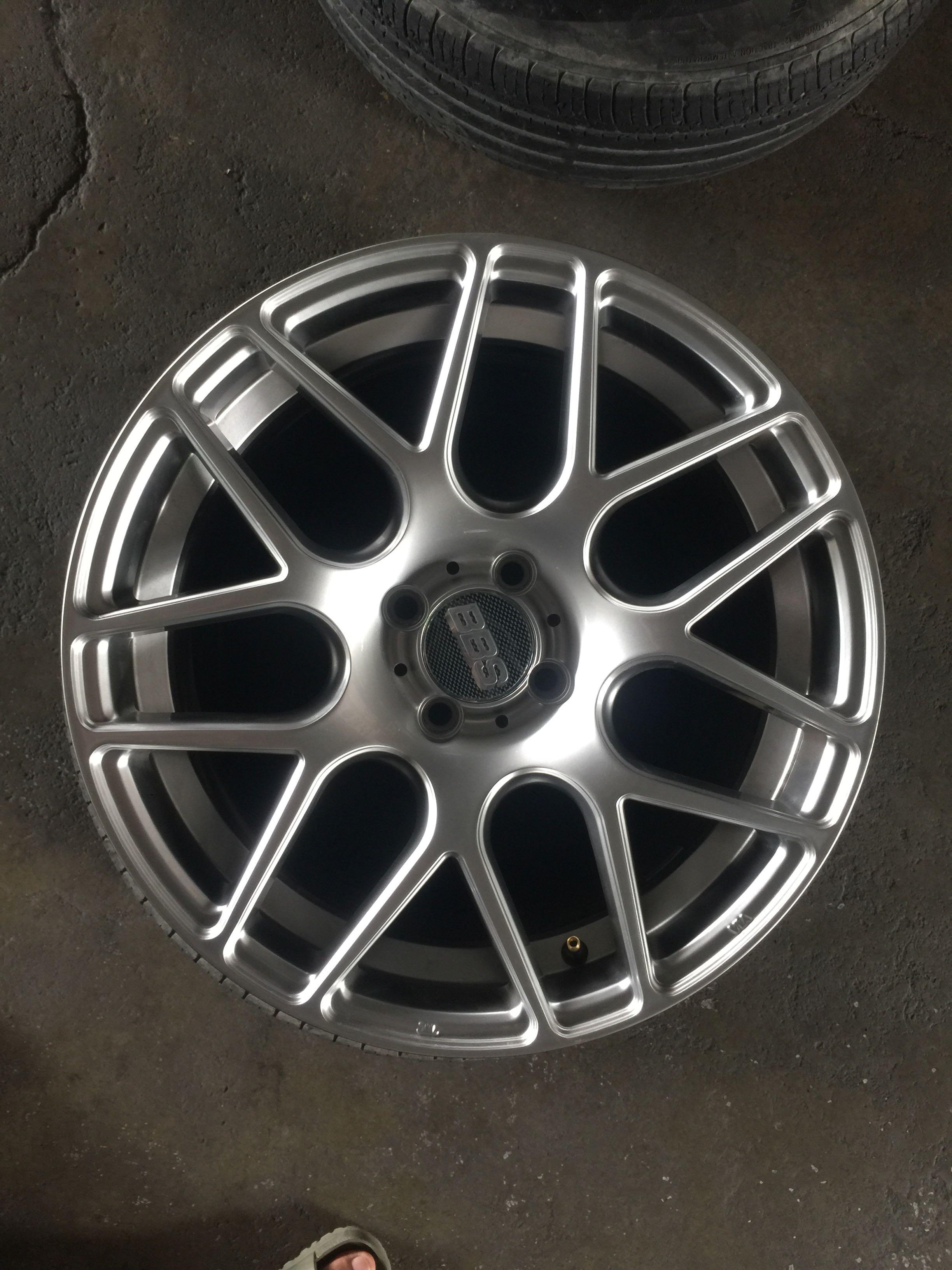 BBS RE Inspired ( hypersilver ) 17s 4x100 (rims only), Car Parts ...