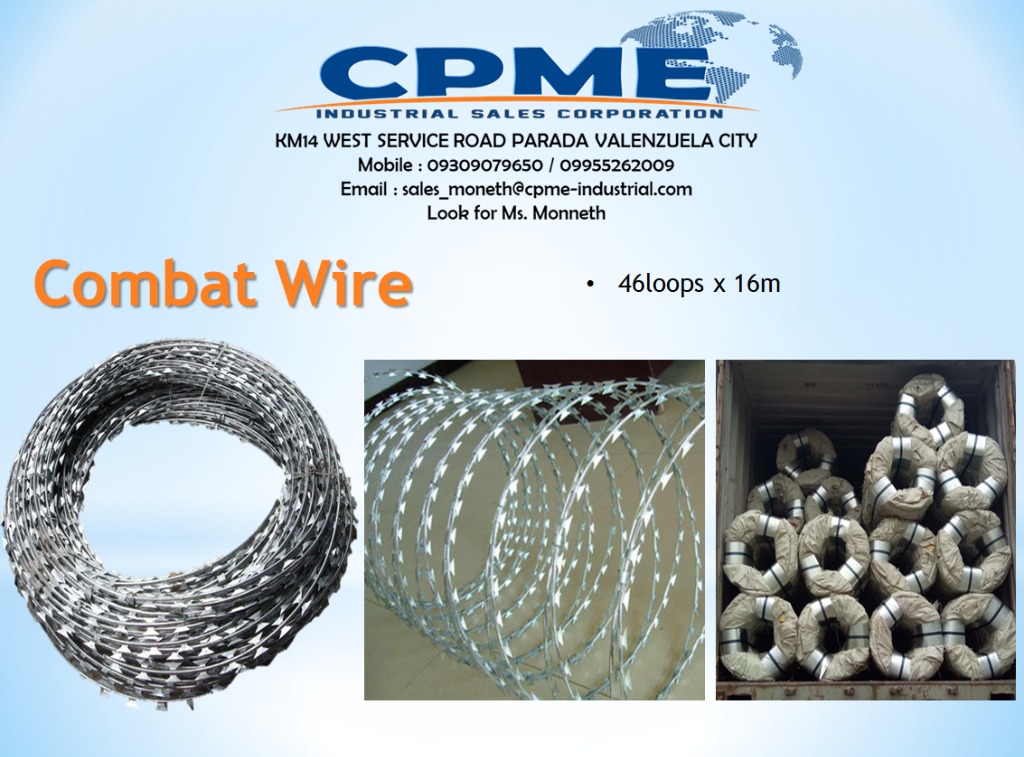 Combat Wire, Commercial & Industrial, Construction & Building Materials ...