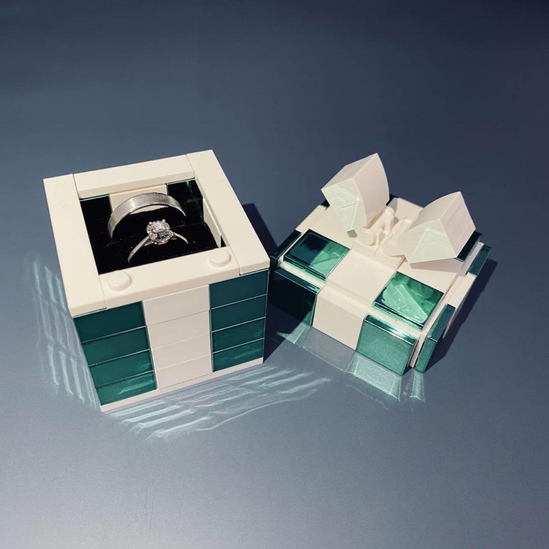 Creative Unique Proposal Ring Box / Tiffany Ring Box / Couple Ring Box ...