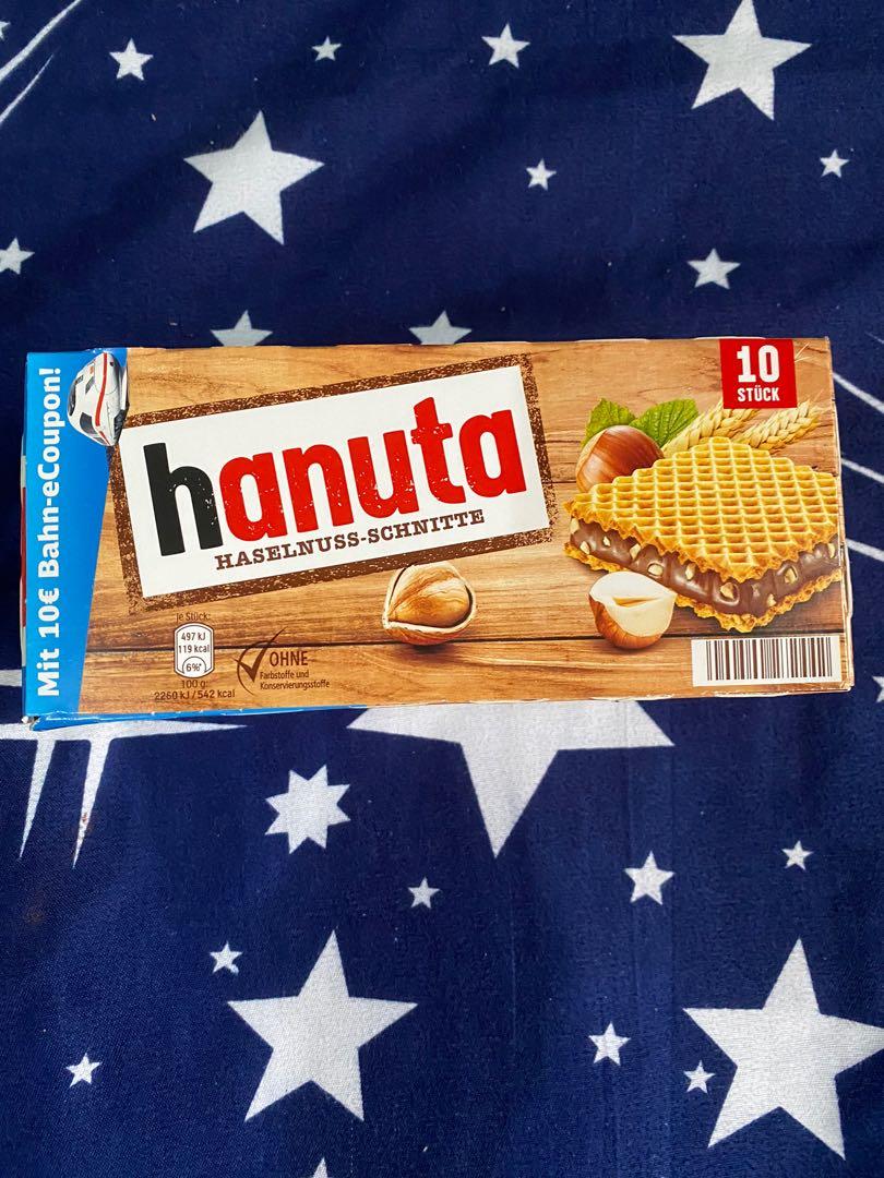 Ferrero Hanuta Wafer, Food & Drinks, Packaged & Instant Food on Carousell