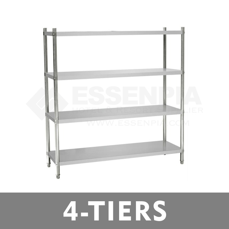 FOUR-layer Shelf Storage Rack Storage Shelf Restaurant Kitchen Shelving ...