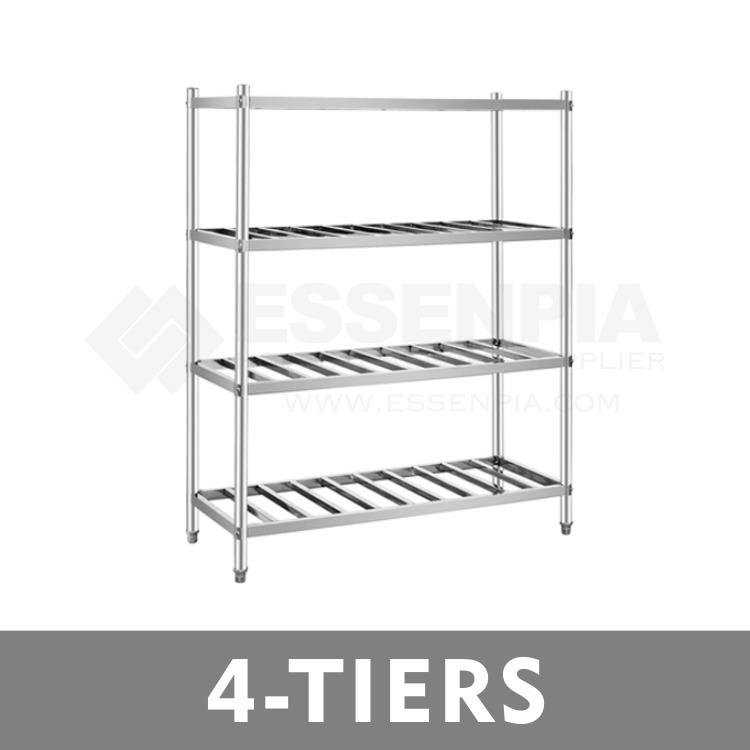 FOUR-layer Shelf Storage Rack Storage Shelf Restaurant Kitchen Shelving ...
