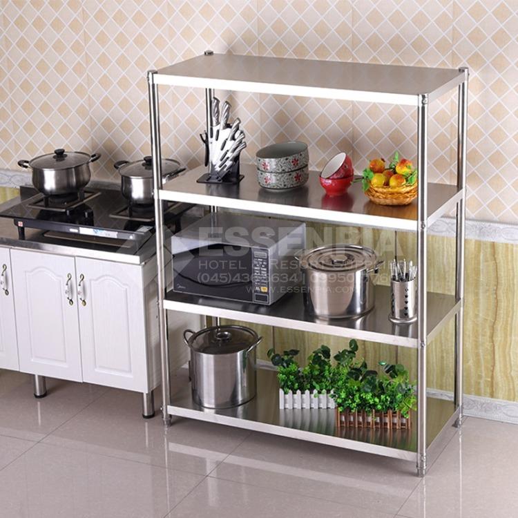 FOUR-layer Shelf Storage Rack Storage Shelf Restaurant Kitchen Shelving ...
