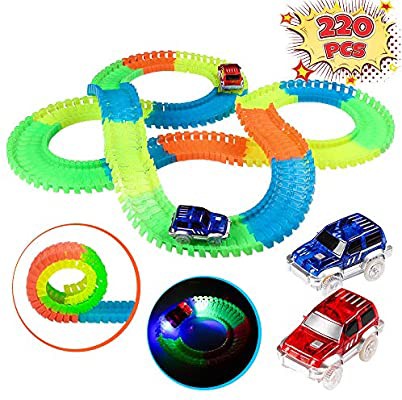 Glow Track, Kuultoy Twister Tracks, 220 PCS Magic Glow in the dark ...