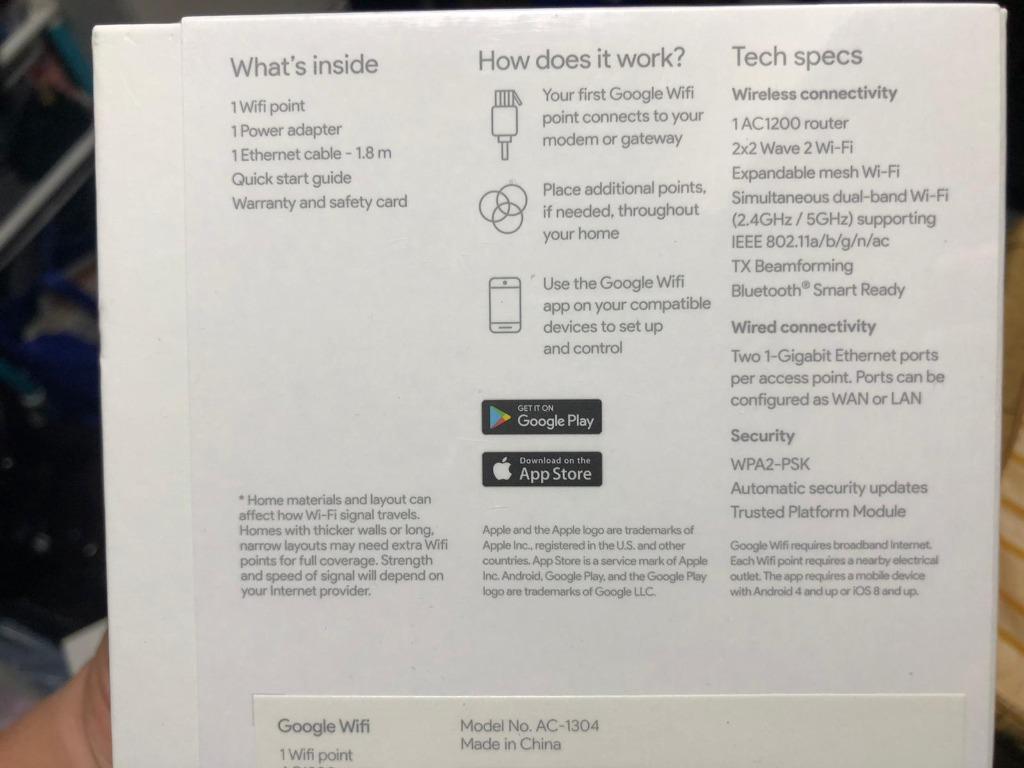 Google Mesh Wifi, Electronics, Others on Carousell