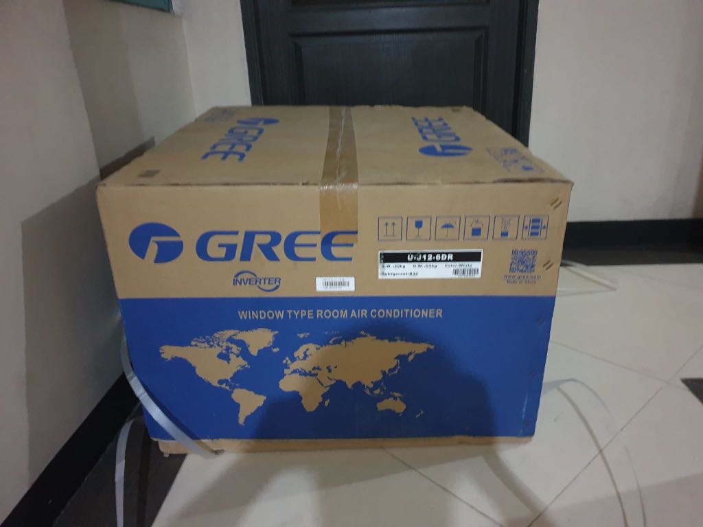 Gree window type aircon, TV & Home Appliances, Air Conditioning and ...