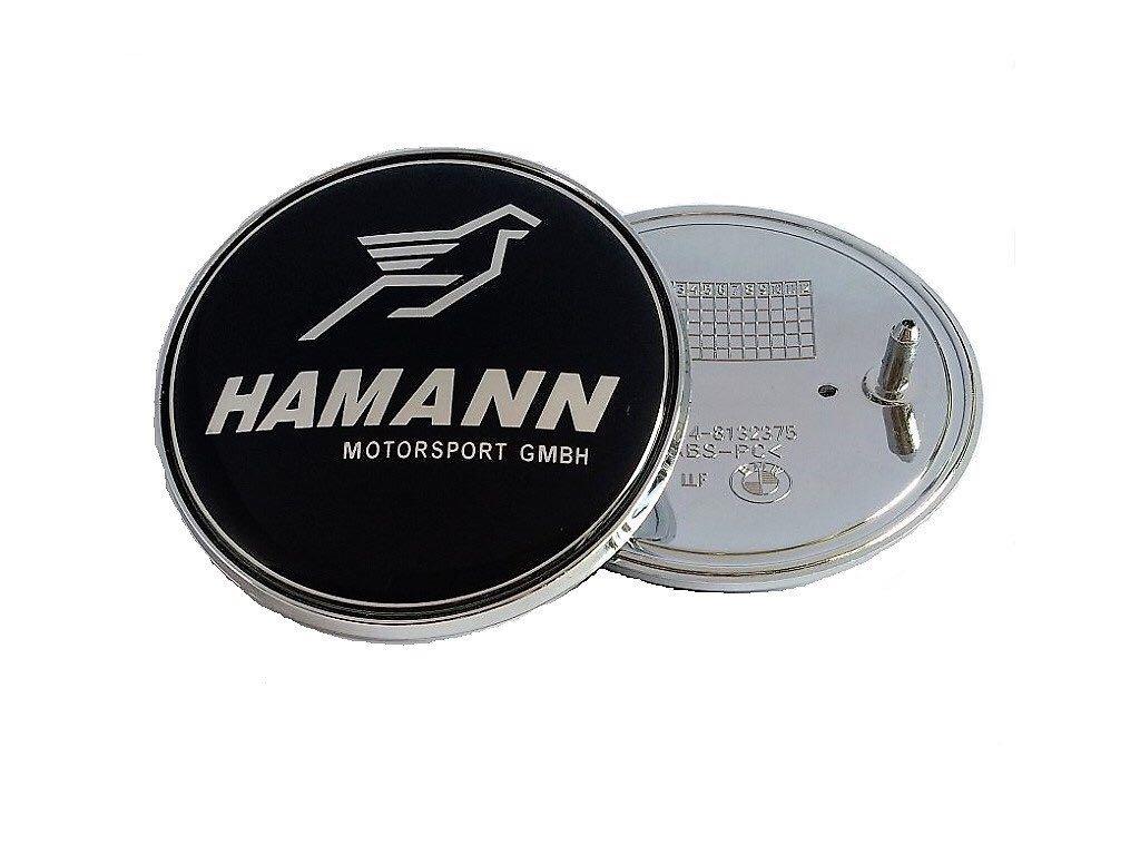 HAMANN Bonnet & Trunk logo emblem for BMW, Auto Accessories on Carousell