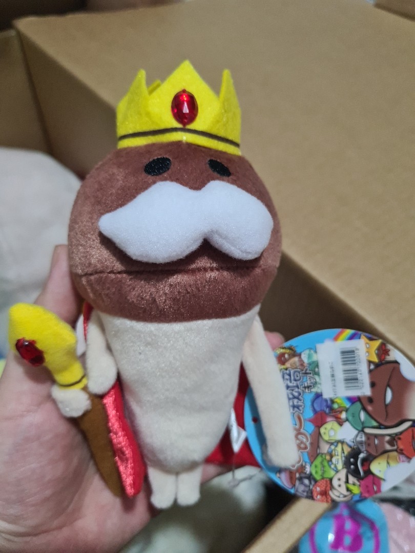 Japan Mobile Game Beeworks Mushroom Nameko Namepara King with Royal ...