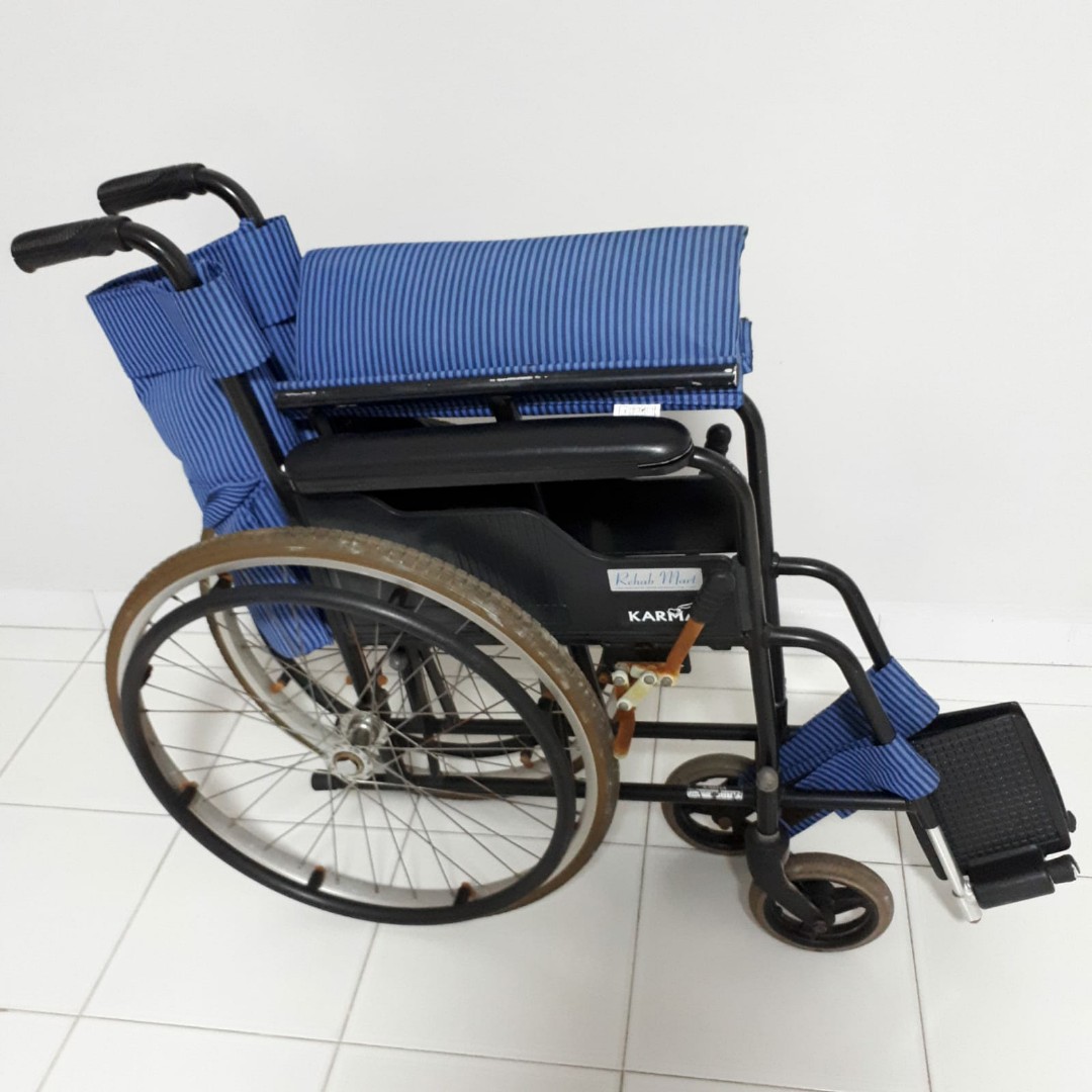 KARMA Foldable Wheelchair, Health & Nutrition, Assistive & Rehabilatory ...