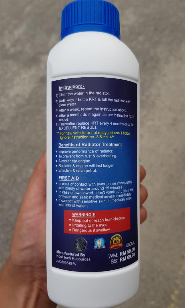 KOOL Radiator Treatment - Coolant, Auto Accessories on Carousell