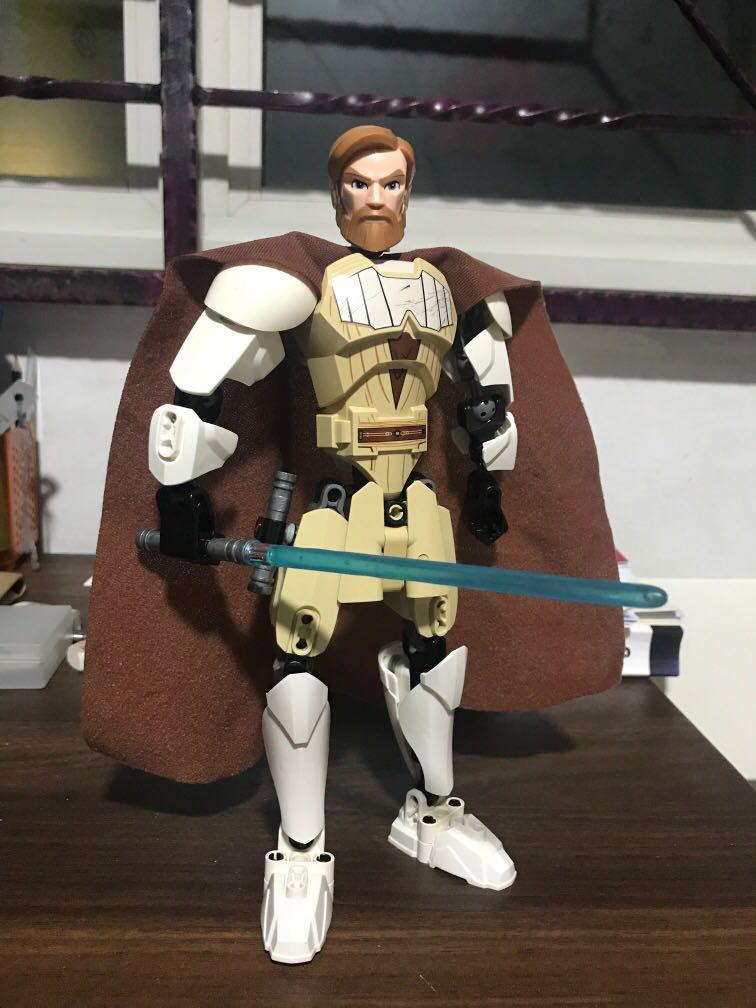 LEGO 75109 Star Wars Buildable Obi Wan Kenobi Figure, Hobbies & Toys ...