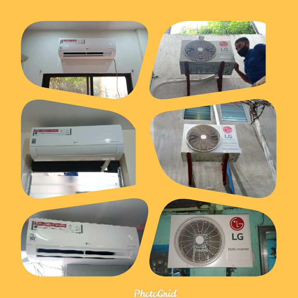 LG aircon spli type inverter with free installation, TV & Home ...