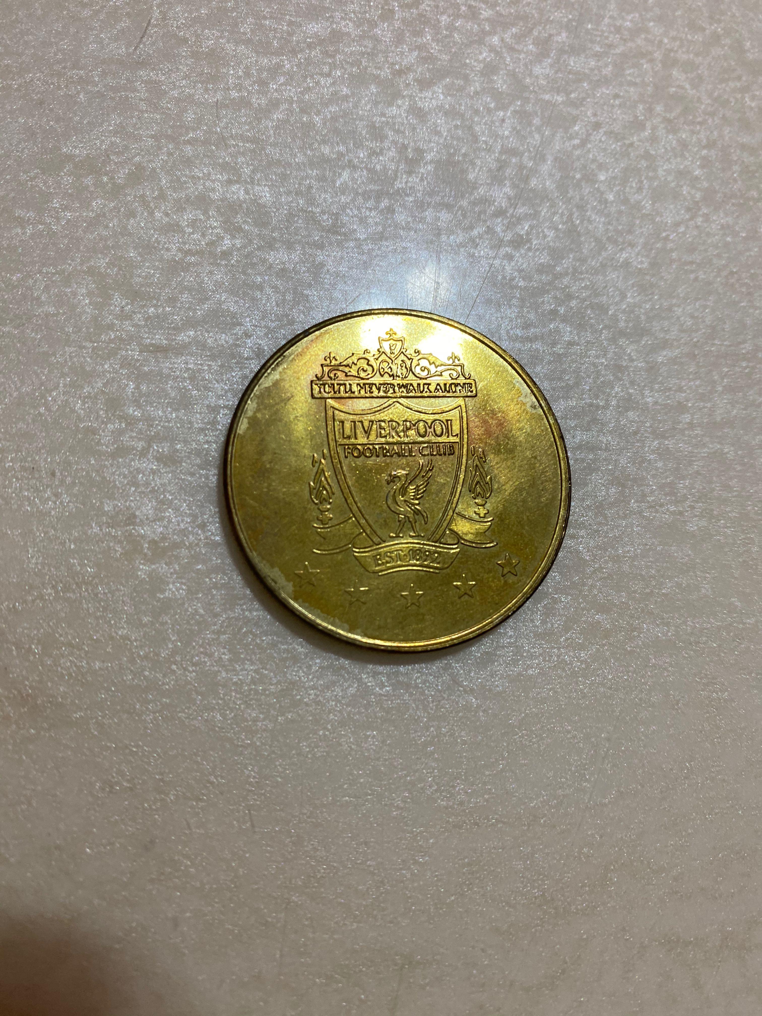 Liverpool souvenir coins, Hobbies & Toys, Memorabilia & Collectibles ...