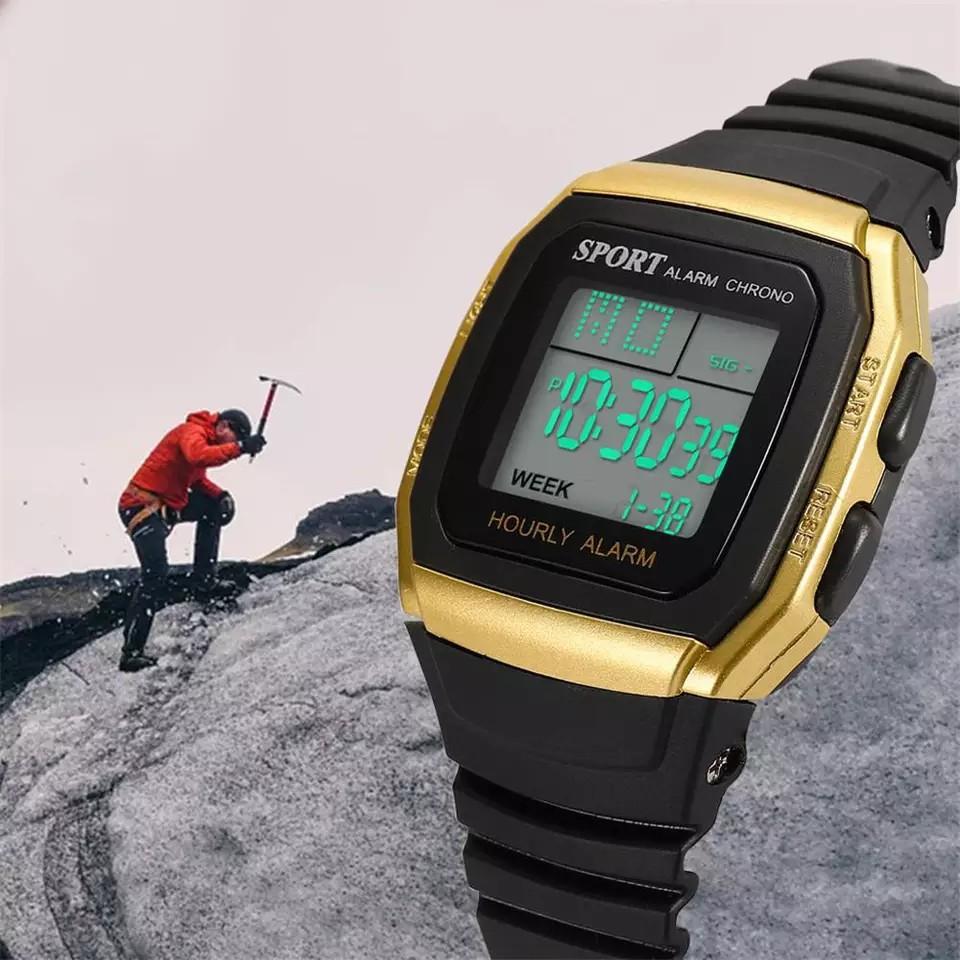 Men watch-sport wording, Men's Fashion, Watches on Carousell