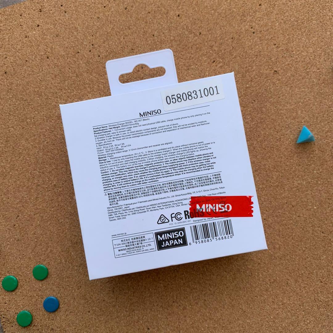 Miniso Wireless Charger, Mobile Phones & Gadgets, Mobile & Gadget ...
