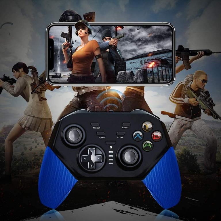 Mobile Game Controller, PowerLead PG8721 Wireless Turbo Combo Key ...