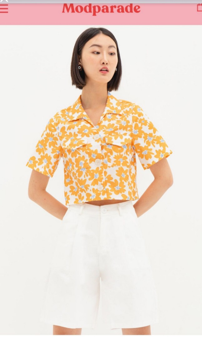 Modparade Himarawi Top, Women's Fashion, Tops, Blouses on Carousell