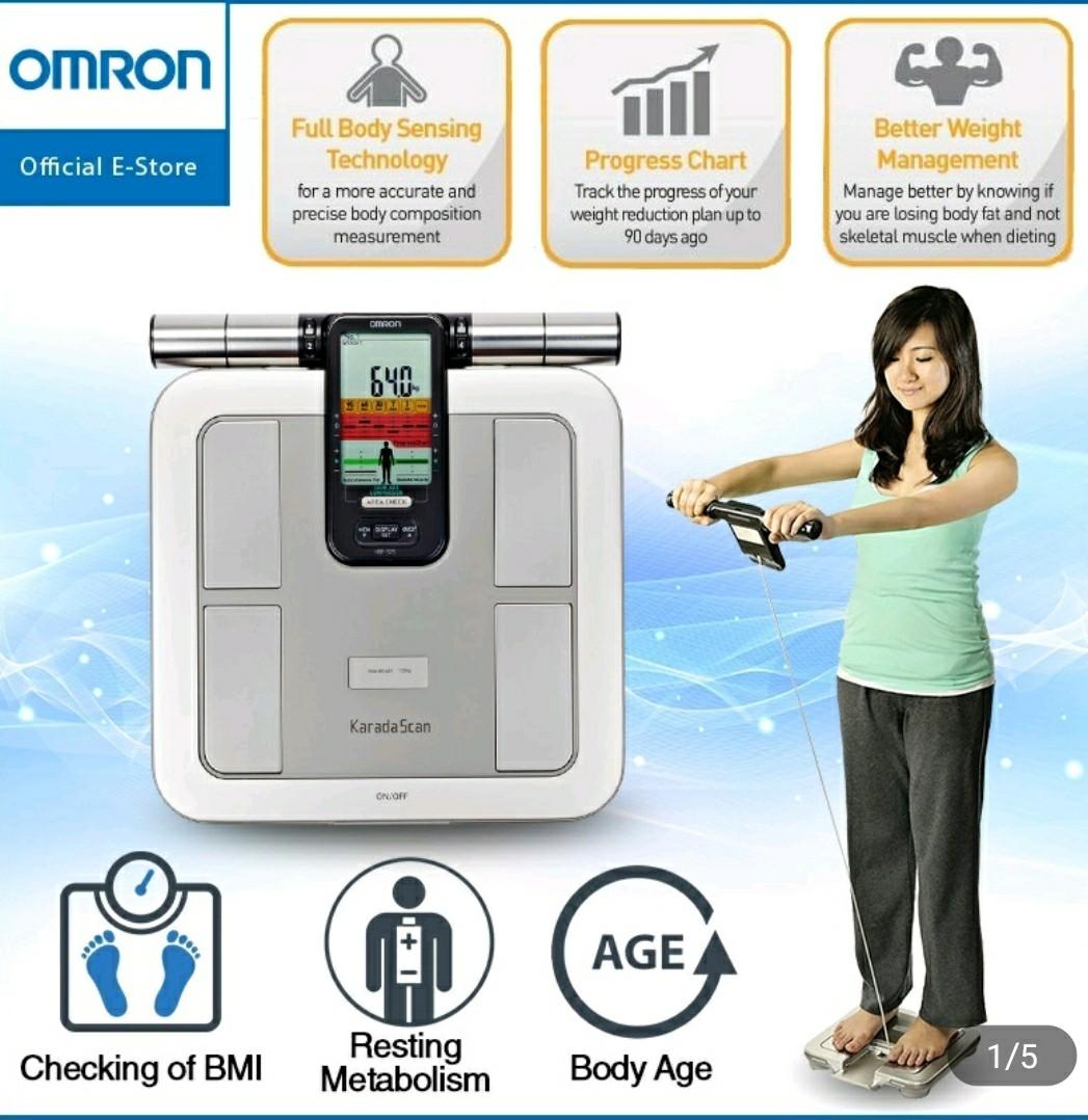Omron Body Composition Monitor HBF-375 [1 Year Local Warranty], Sports ...