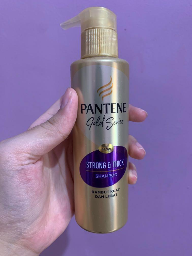 pantene gold series strong and thick shampoo, Kesehatan & Kecantikan ...