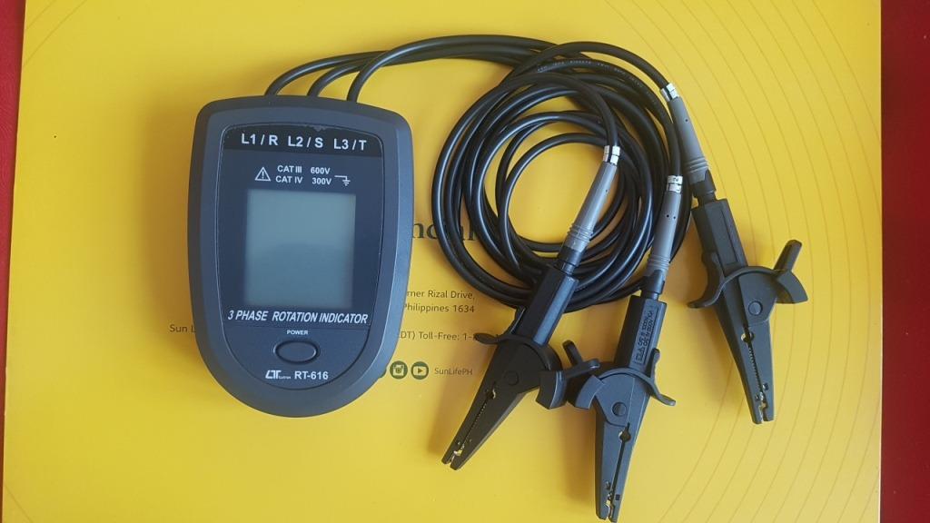 Phase Sequence Tester, Motor Rotation Tester, Phase Sequence Indicator ...