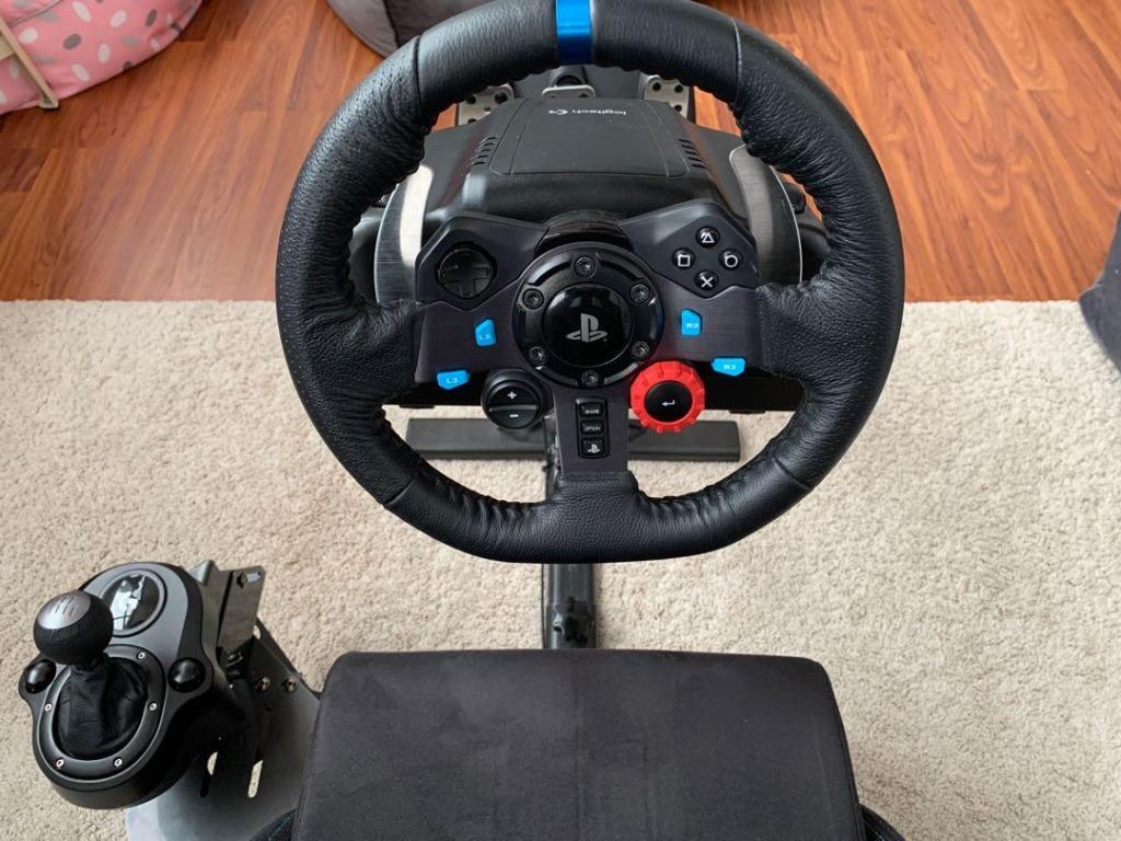 Playseat + Logictech G29 with Gear Shifter PS4, Video Gaming, Video ...