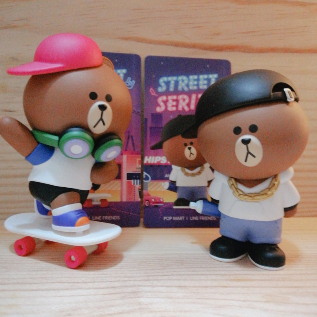 POP MART X LINE FRIENDS, 興趣及遊戲, 收藏品及紀念品, 明星周邊 - Carousell