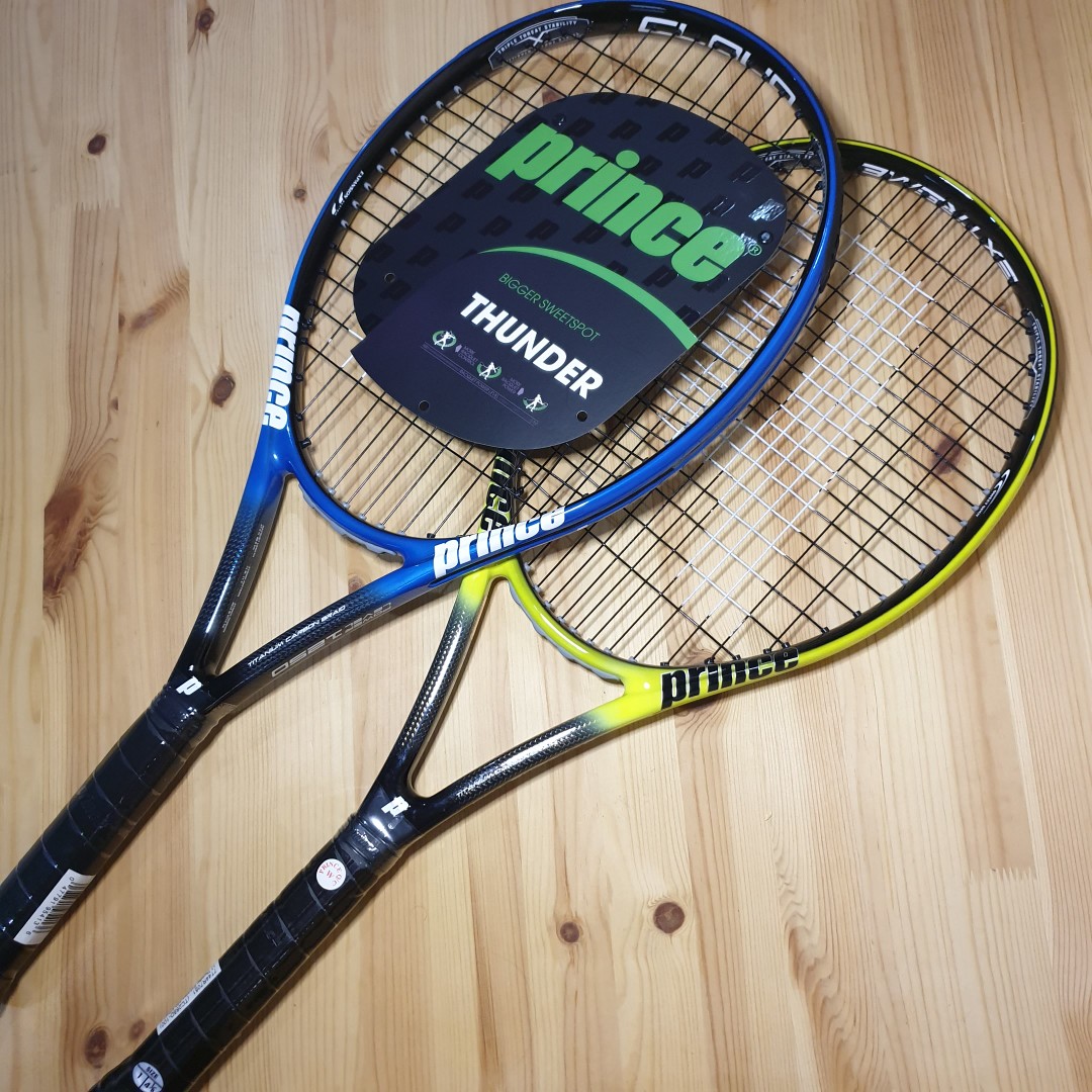 PRINCE THUNDER TENNIS, Sports Equipment, Sports & Games, Racket & Ball ...