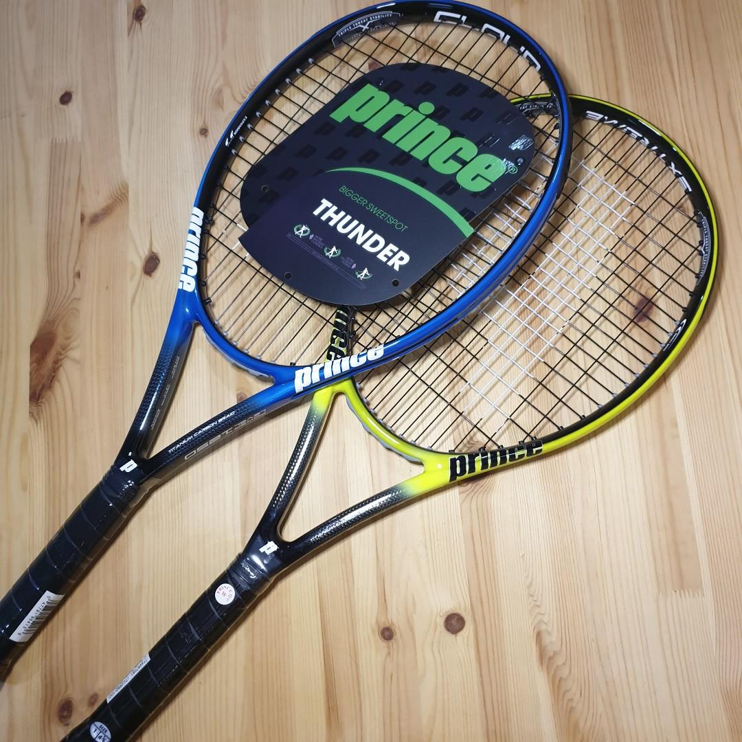 PRINCE THUNDER TENNIS, Sports Equipment, Sports & Games, Racket & Ball ...