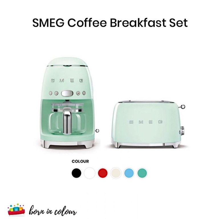 SMEG Coffee Breakfast Set, TV & Home Appliances, Kitchen Appliances ...