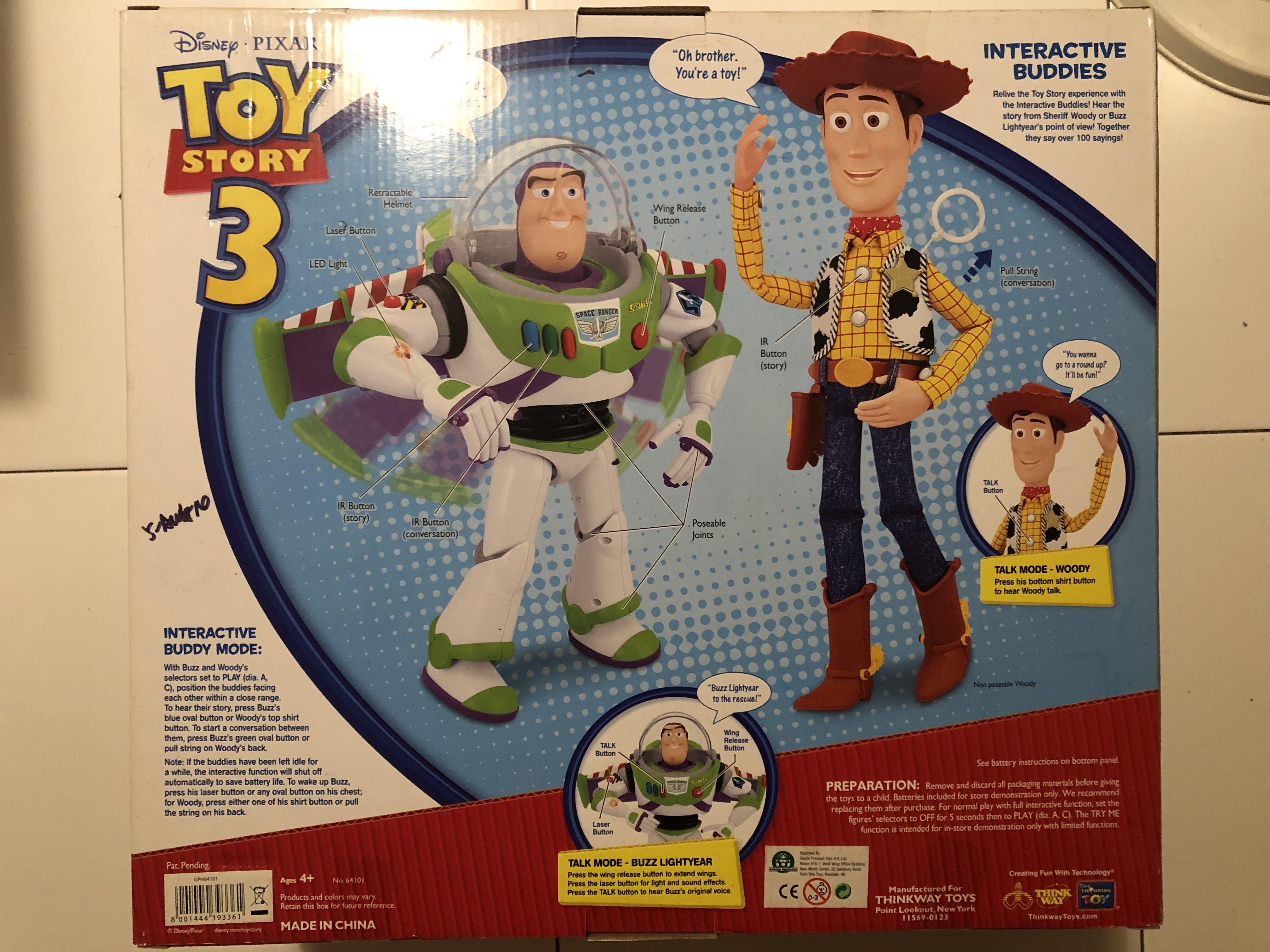 [Rare] Disney Pixar Toy Story Interactive Buddies Ultimate Talking ...