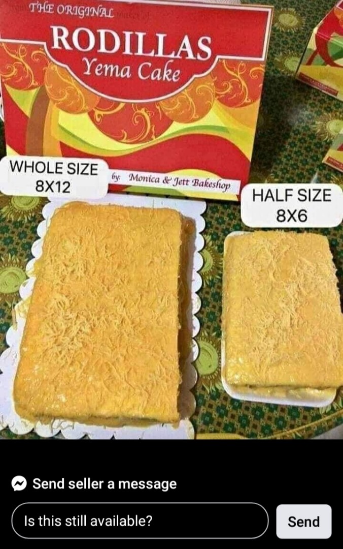 Rodillas Yema Cake and Lucban Delicacies, Food & Drinks, Homemade Bakes ...