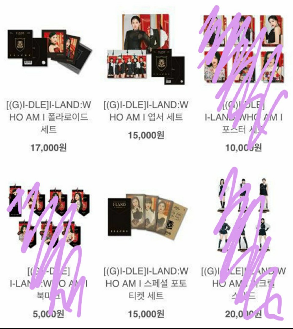 [SHARING] Gidle I-Land Concert Goods, Hobbies & Toys, Memorabilia ...