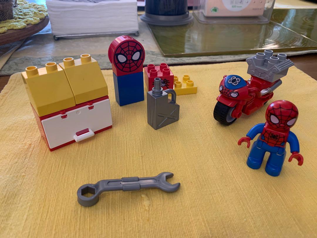 Spiderman Lego Duplo Set, Hobbies & Toys, Toys & Games on Carousell