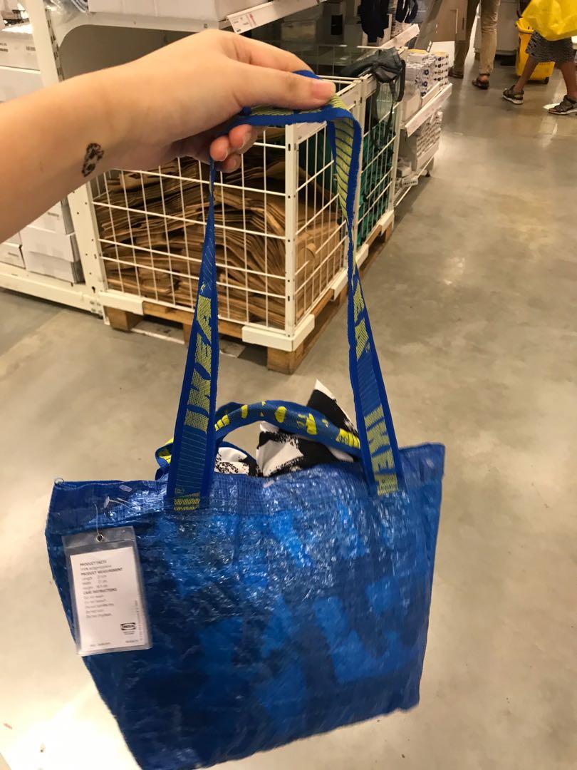 Tas plasik biru ikea buat belanja ada 2 jenis tali tas ikea minu ...