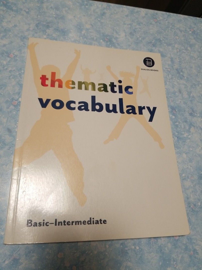 thematic vocabulary book, 興趣及遊戲, 書本 & 文具, 書本及雜誌 - 補充練習 - Carousell