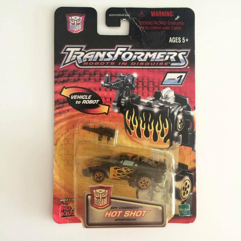 TRANSFORMERS AUTOBOT RID SPY CHANGES " HOT SHOT " - RARE, Hobbies ...