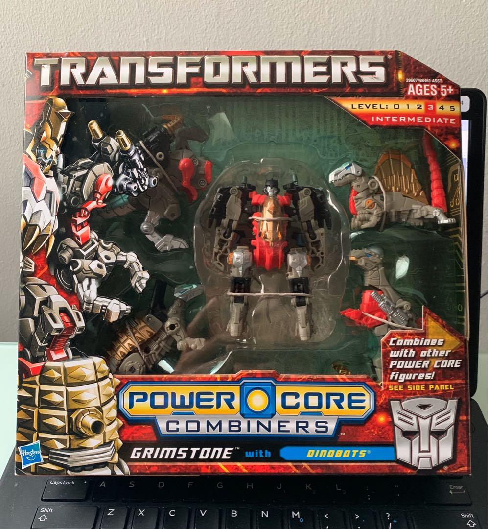Transformers Powercore Combiners Grimstone with Dinobots, Toys & Games ...
